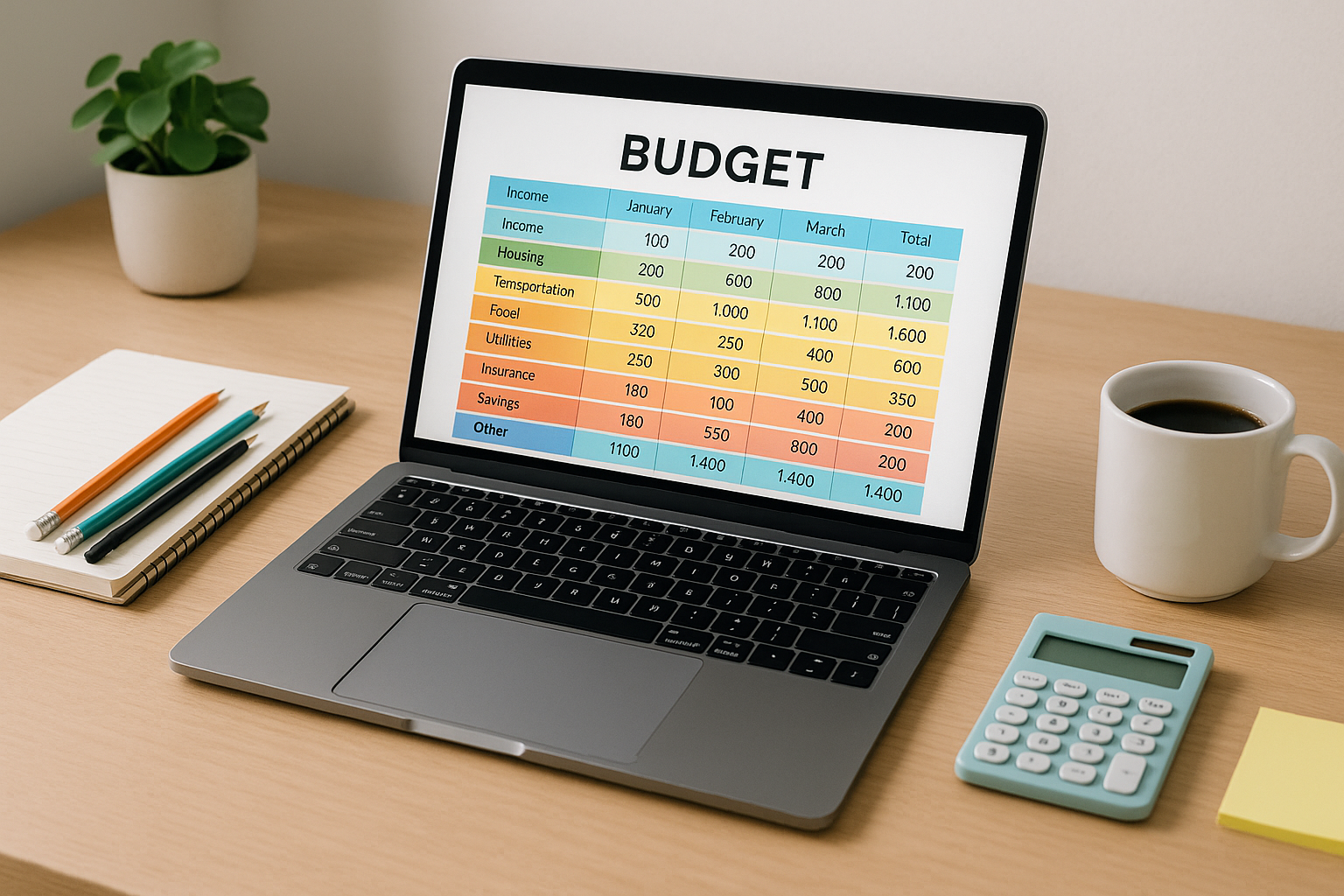 Six Easy Steps to Effortless Personal Budget Template ...
